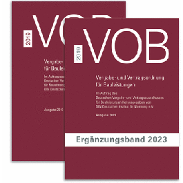 PAKET VOB Gesamtausgabe 2019 + VOB Ergänzungsband 2023